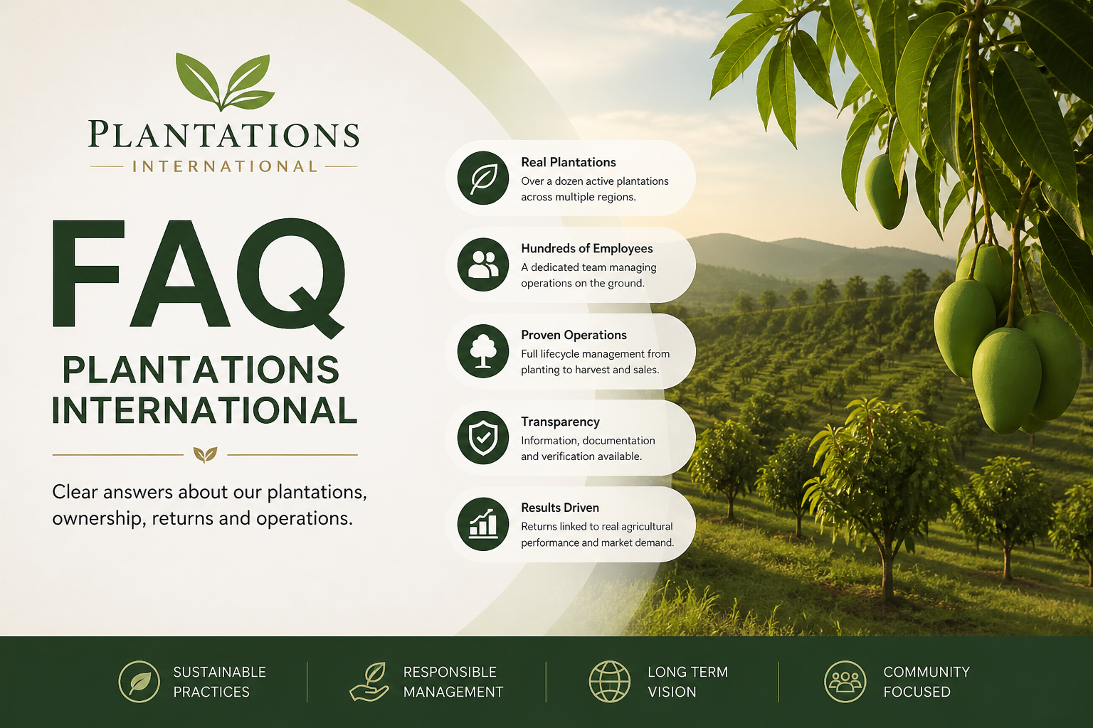 Mango Trees Investment FAQ